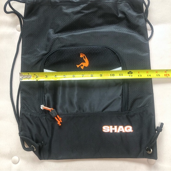 Shaquille O’Neal | Bags | Shaquille Oneal Shaq Black Drawstring Bag ...
